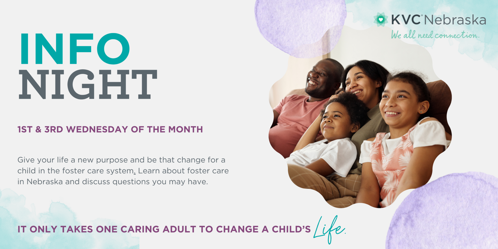 Nebraska Foster Care with KVC Behavioral Healthcare Nebraska